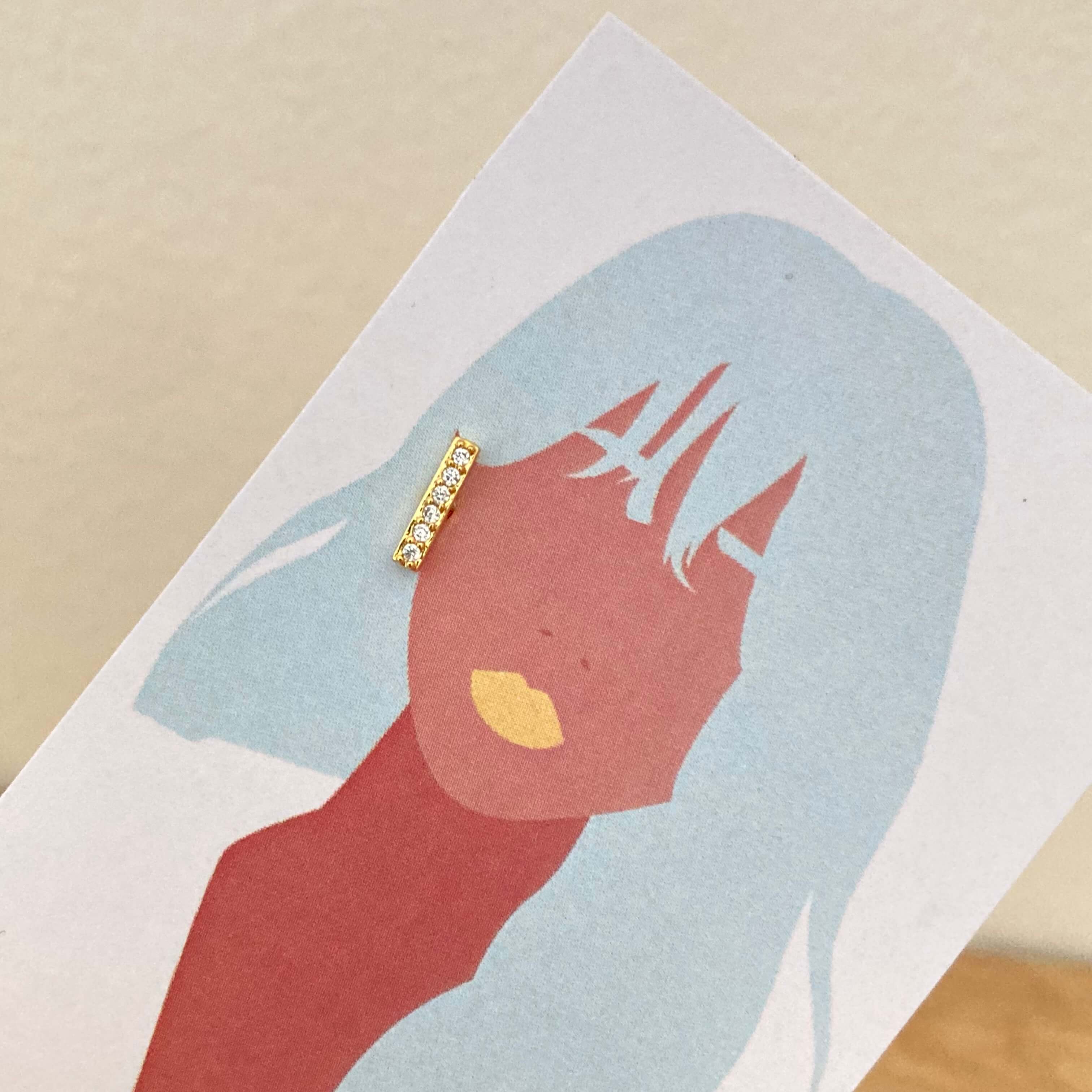 Dainty Bar Piercing – Embellished.co